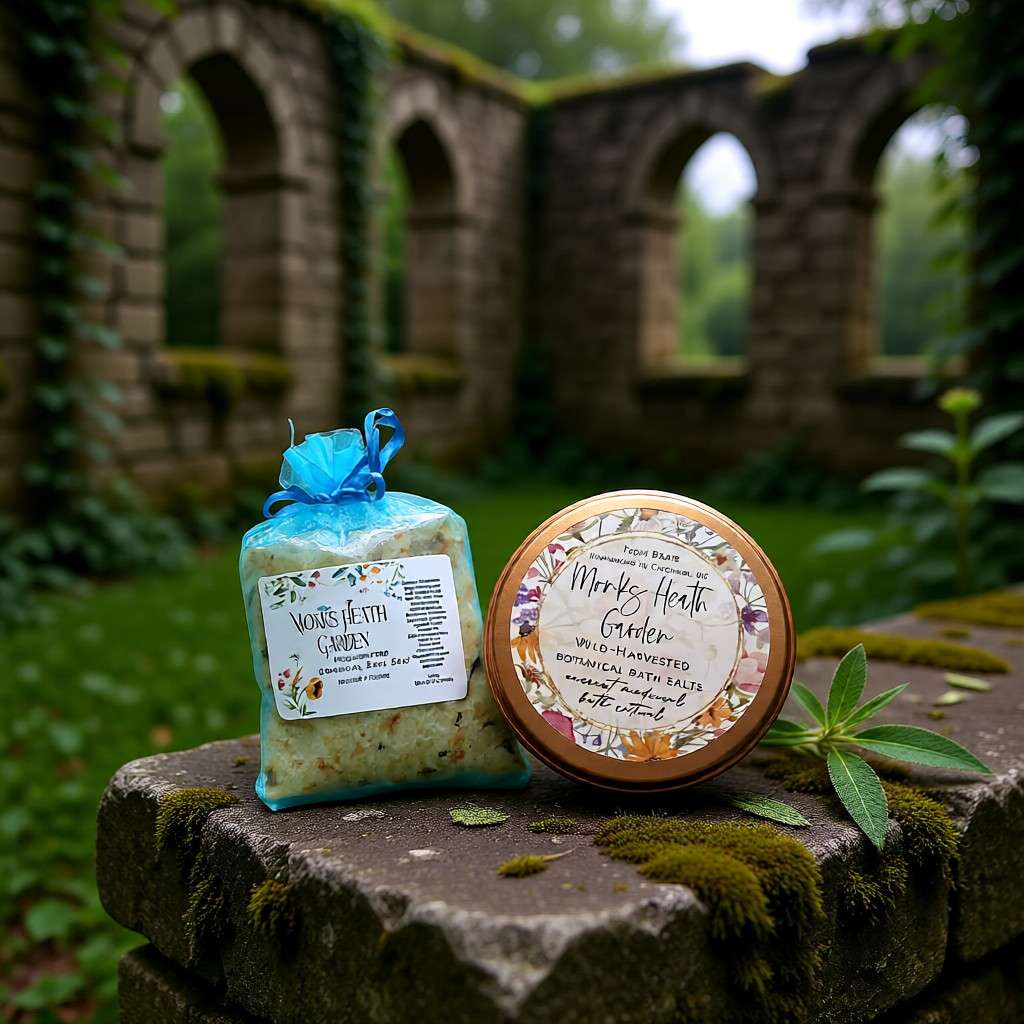 Monks Heath Garden Medieval Botanical Bath Salt - Relaxing and Natural ...